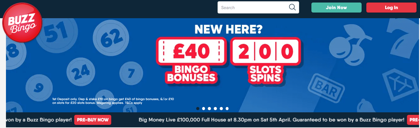 Buzz Bingo Bonus Code 2025: Get £40 in bingo bonuses & 200 free spins