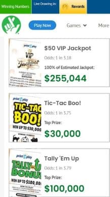 VA Lottery Promo Code LOTTOVA: 50% Deposit Match + 20 Free Games ...